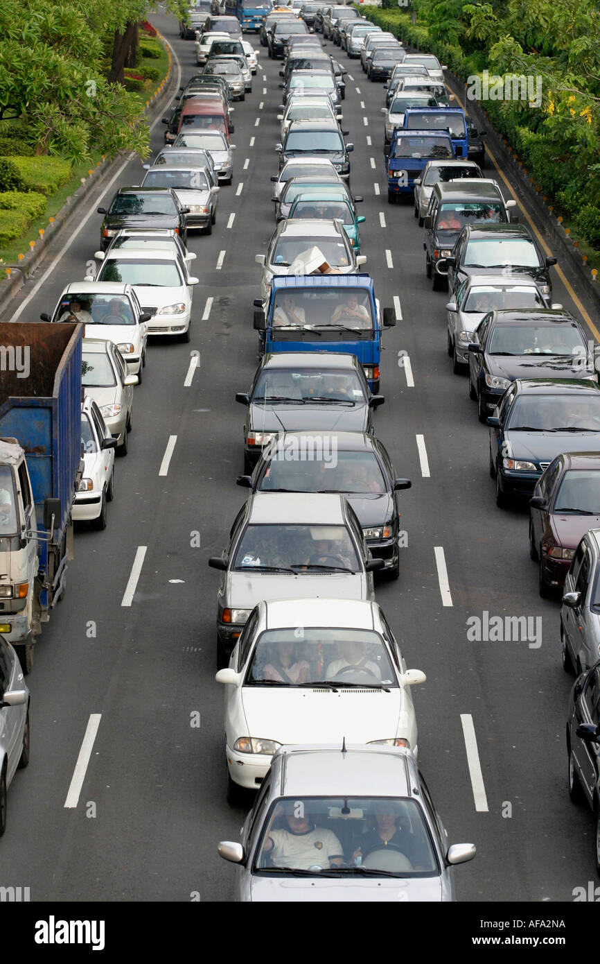 Peak hour traffic in Asia Stock Photo - Alamy