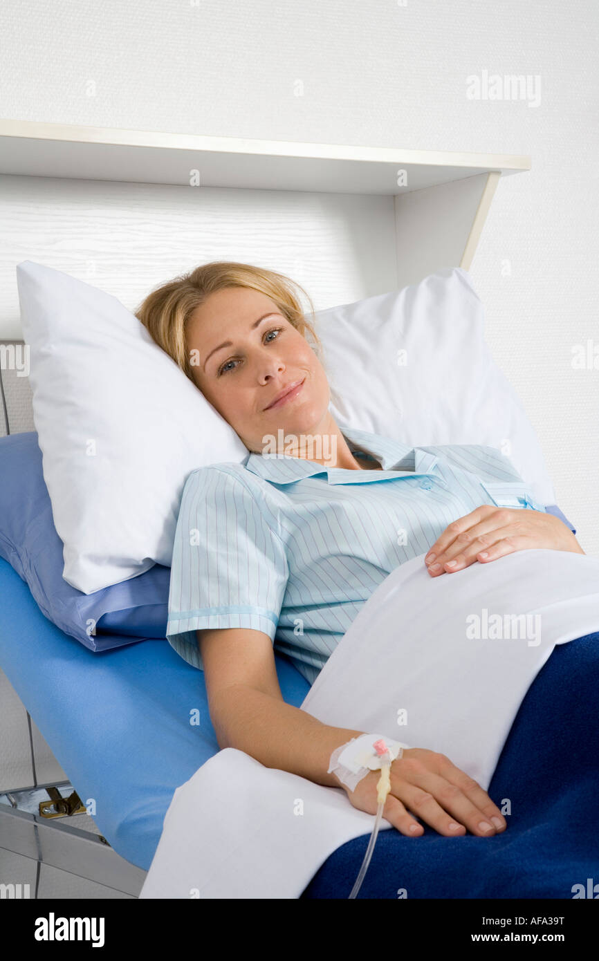 Female patient getting a drip infusion Stock Photo - Alamy