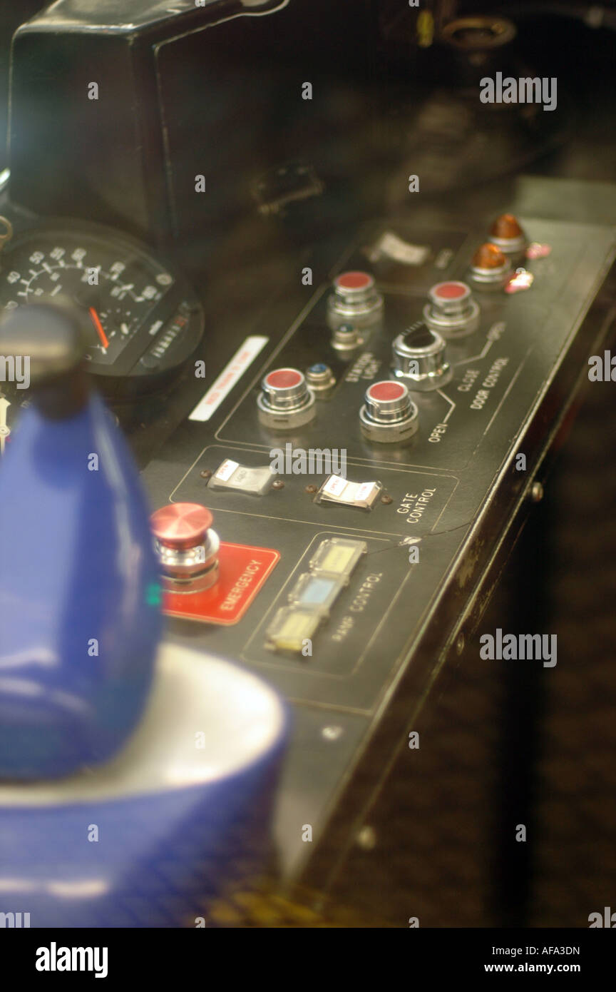 Control panel for the Seattle Monorail Stock Photo - Alamy