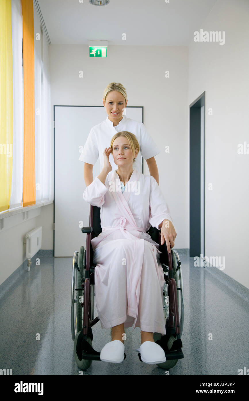 Nurse and patient Stock Photo - Alamy