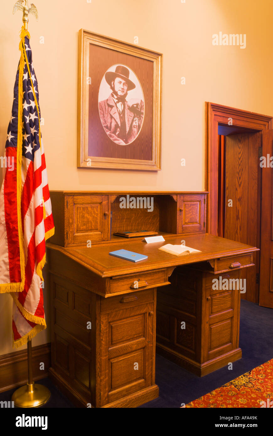 Desk in the Pioneer Courthouse National Historic Landmark Portland ...