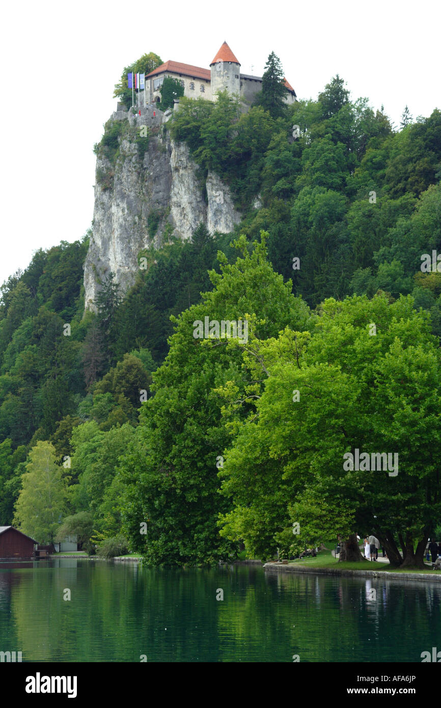 The Grad Castle Bled Slovenia Stock Photo - Alamy