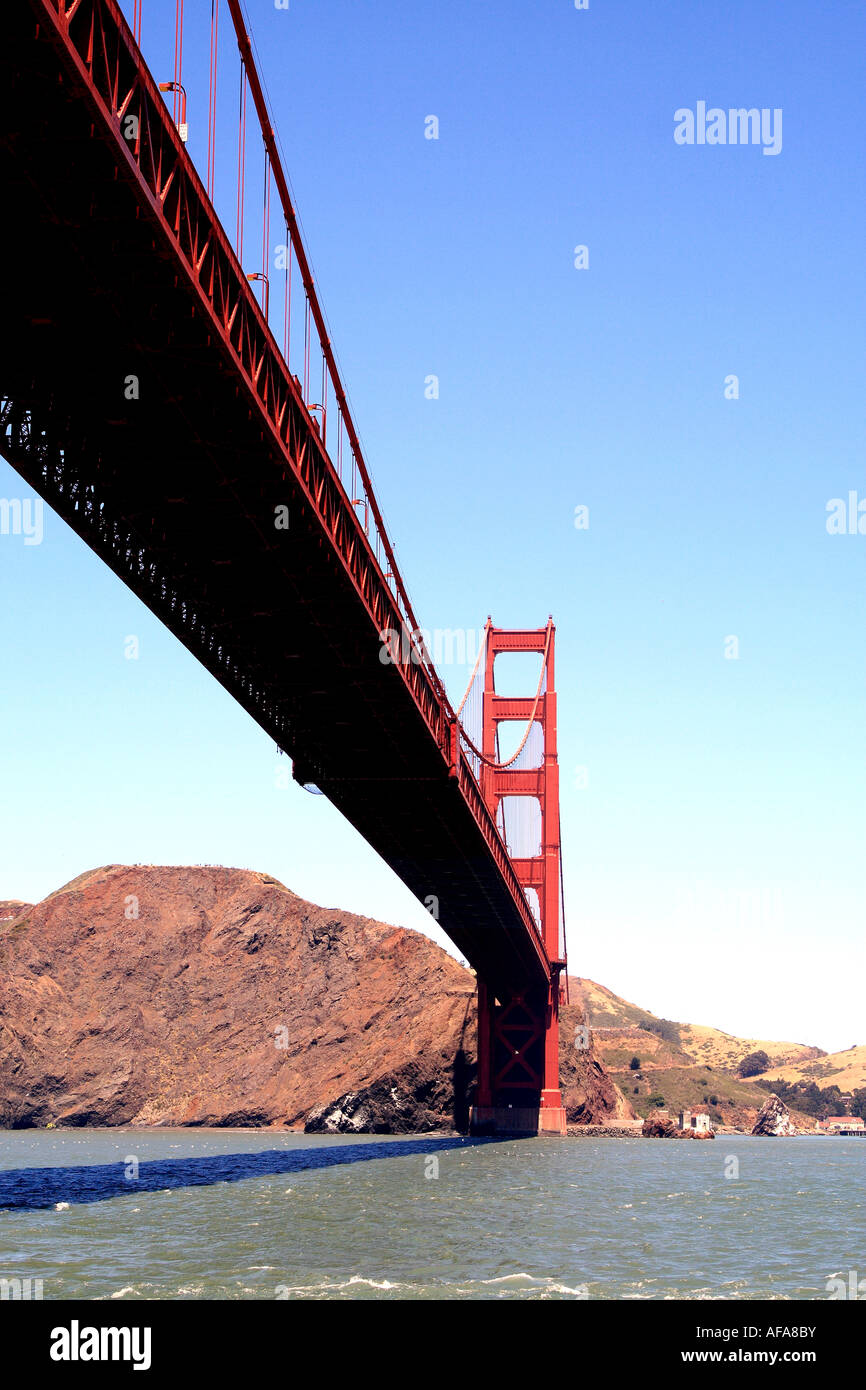 View of the underneath portion of the northern span of the San ...
