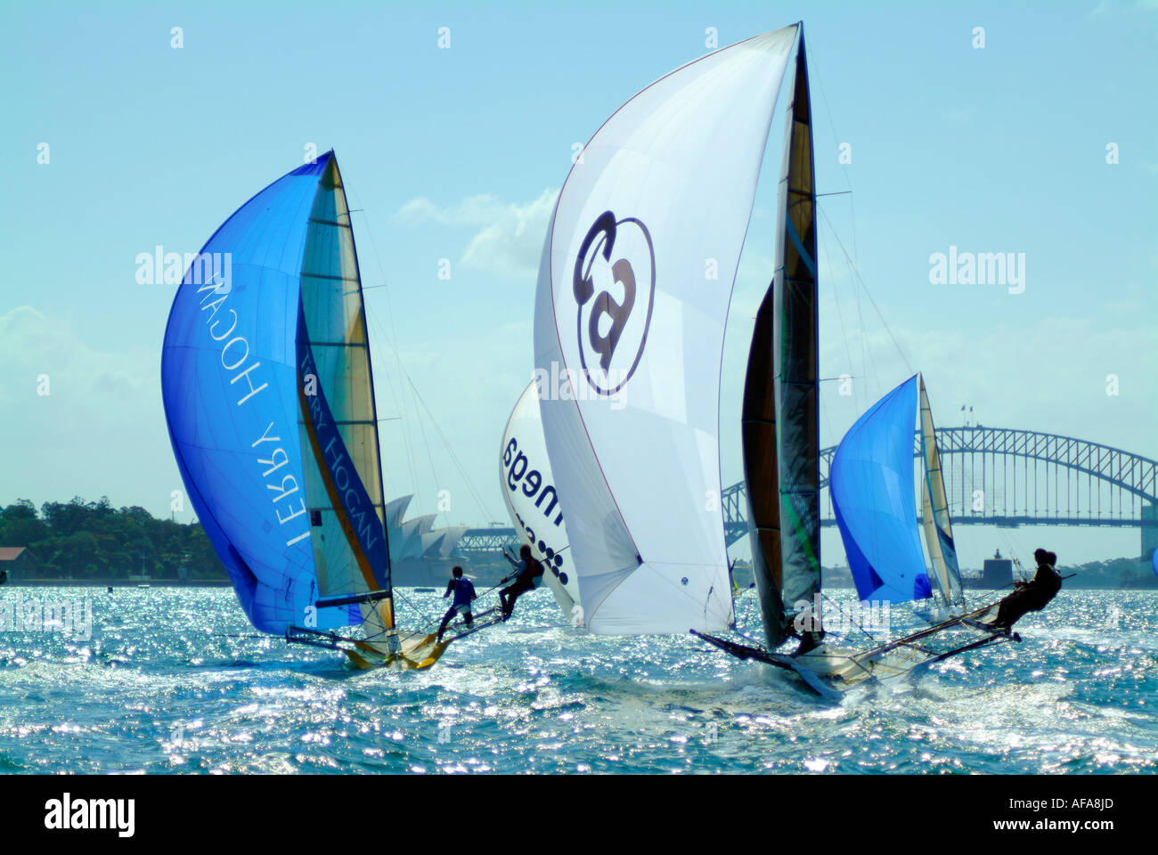 18 foot skiff sailing hi-res stock photography and images - Alamy