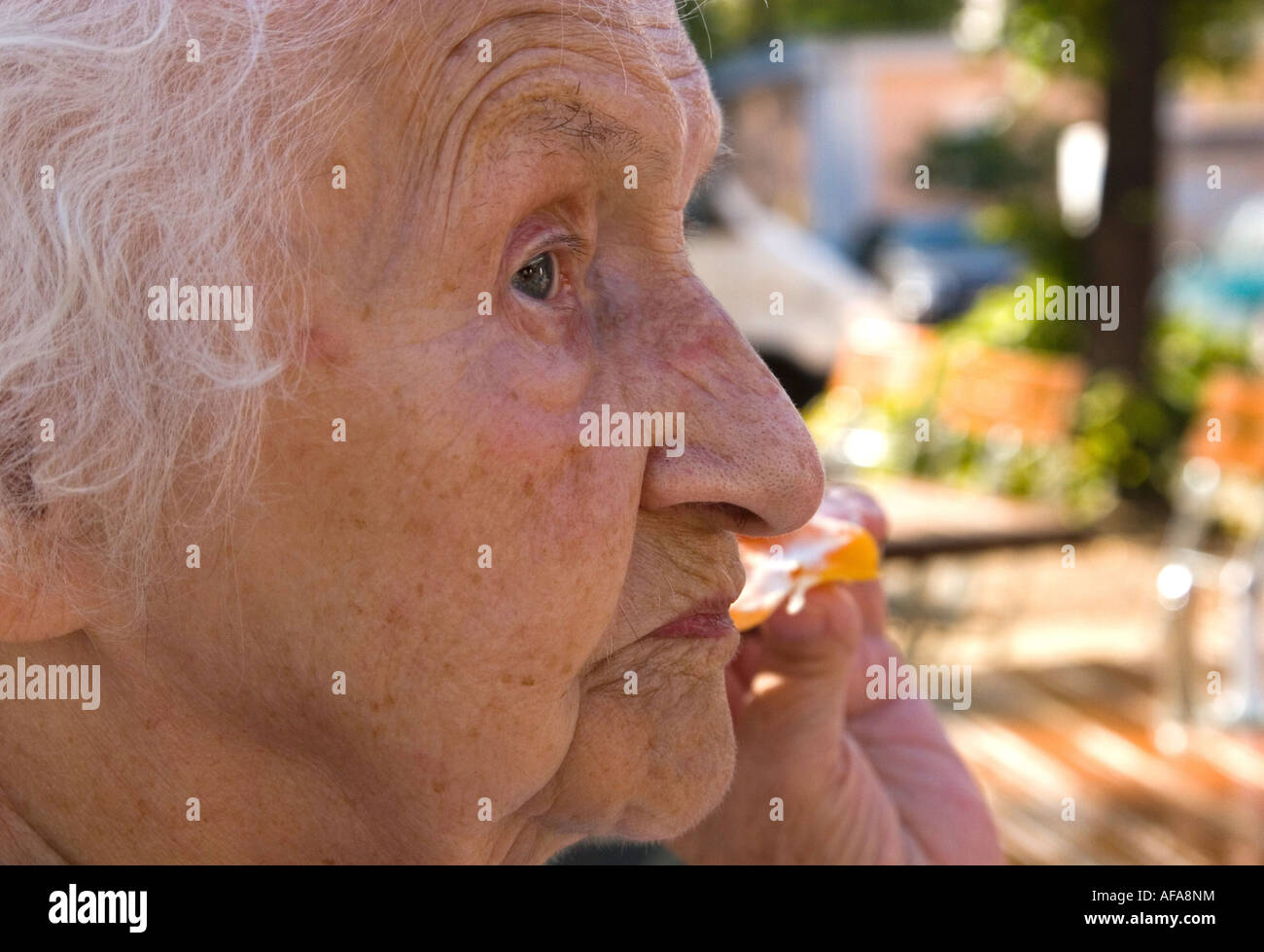 an old lady Stock Photo - Alamy