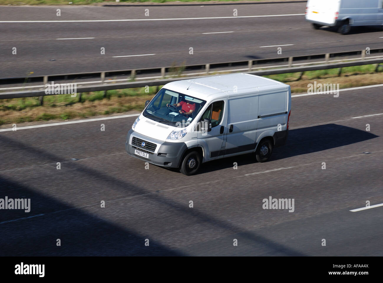 van driving on motorway Stock Photo - Alamy