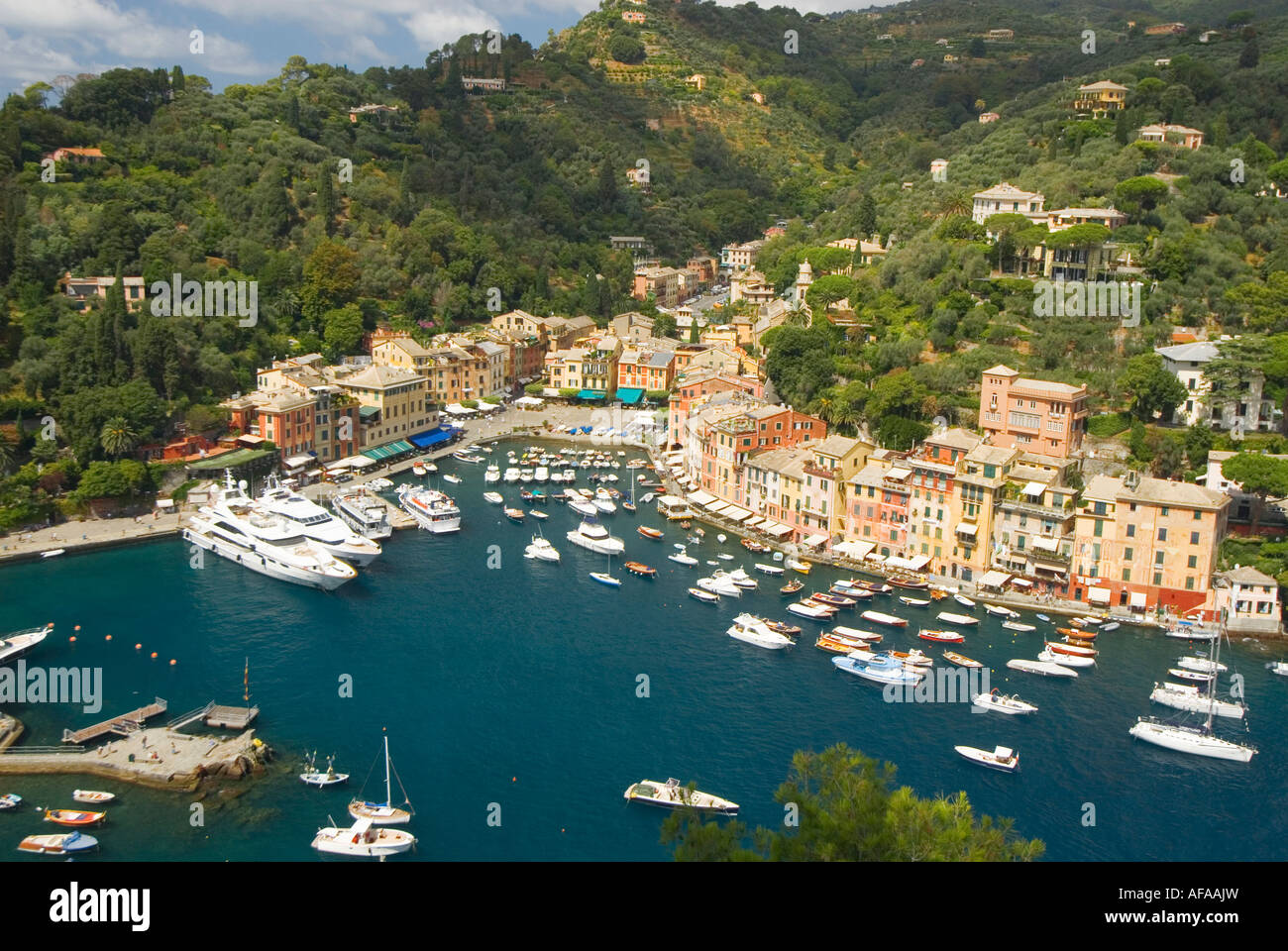 Italian Riviera Resort town of Portofino Italy Stock Photo - Alamy