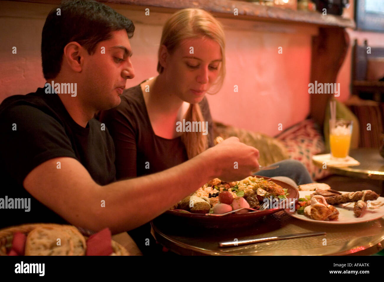 Momo sheesha Bar and Restaurant Heddon Street London Stock Photo - Alamy