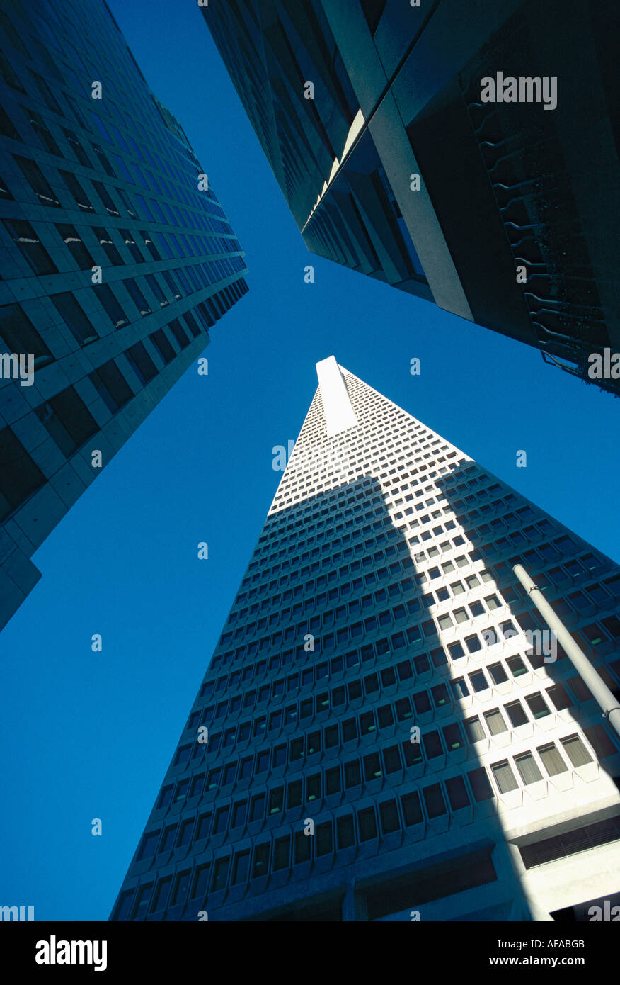 High angle view famous transamerica hi-res stock photography and images ...