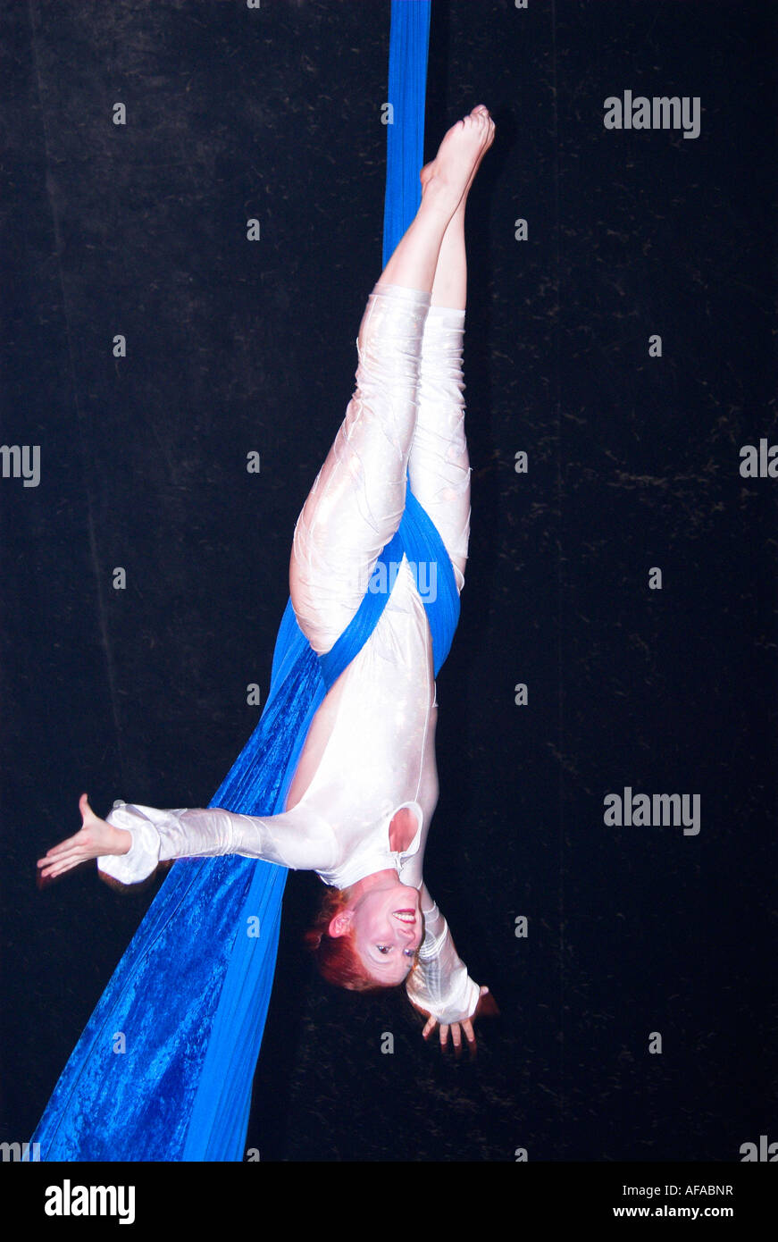 Acrobat Performing in a Circus Stock Photo - Alamy