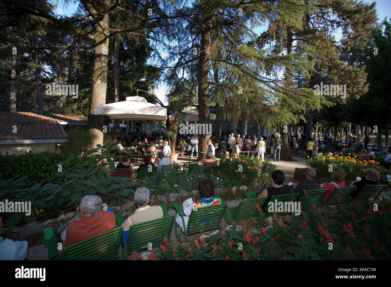 Fiuggi Spa Italy Stock Photo - Alamy