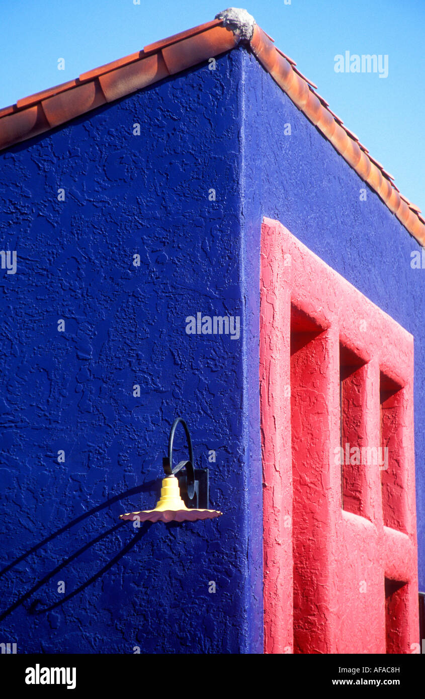 La Placita Village in Tucson Arizona is a colorful group of buildings ...