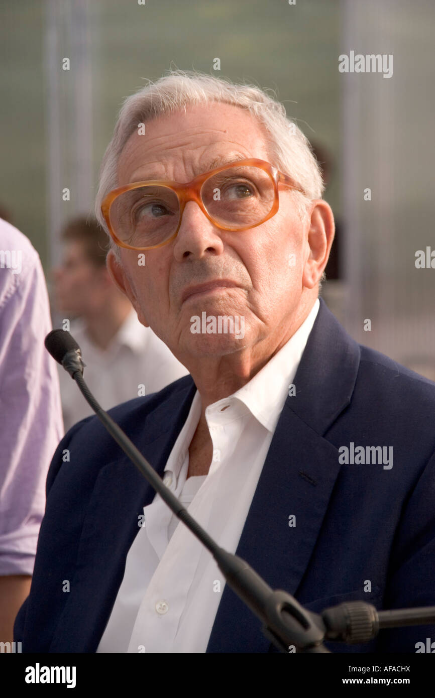 James Bond 007 Production Designer Sir Ken Adam being interviewed at ...