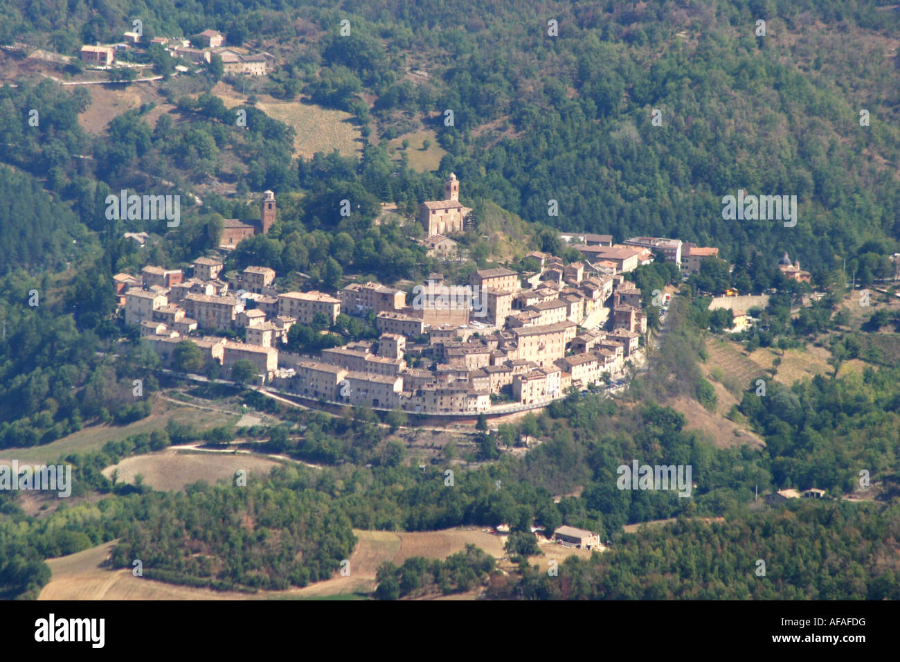 Montefortino is one of the historic small hilltowns in the Sibillini ...