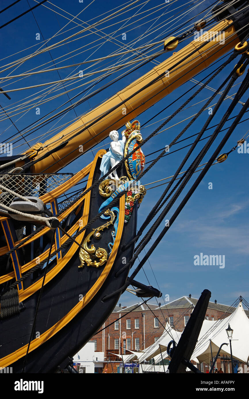 Bow mast rigging hms victory hi-res stock photography and images - Alamy