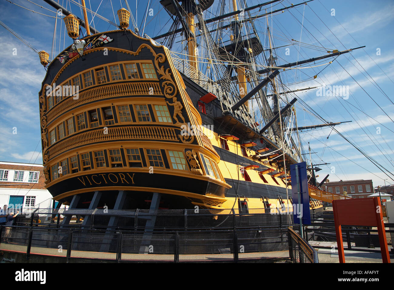 Stern hms victory hi-res stock photography and images - Alamy
