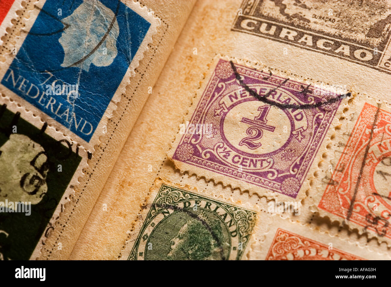 Nederland stamp hi-res stock photography and images - Alamy