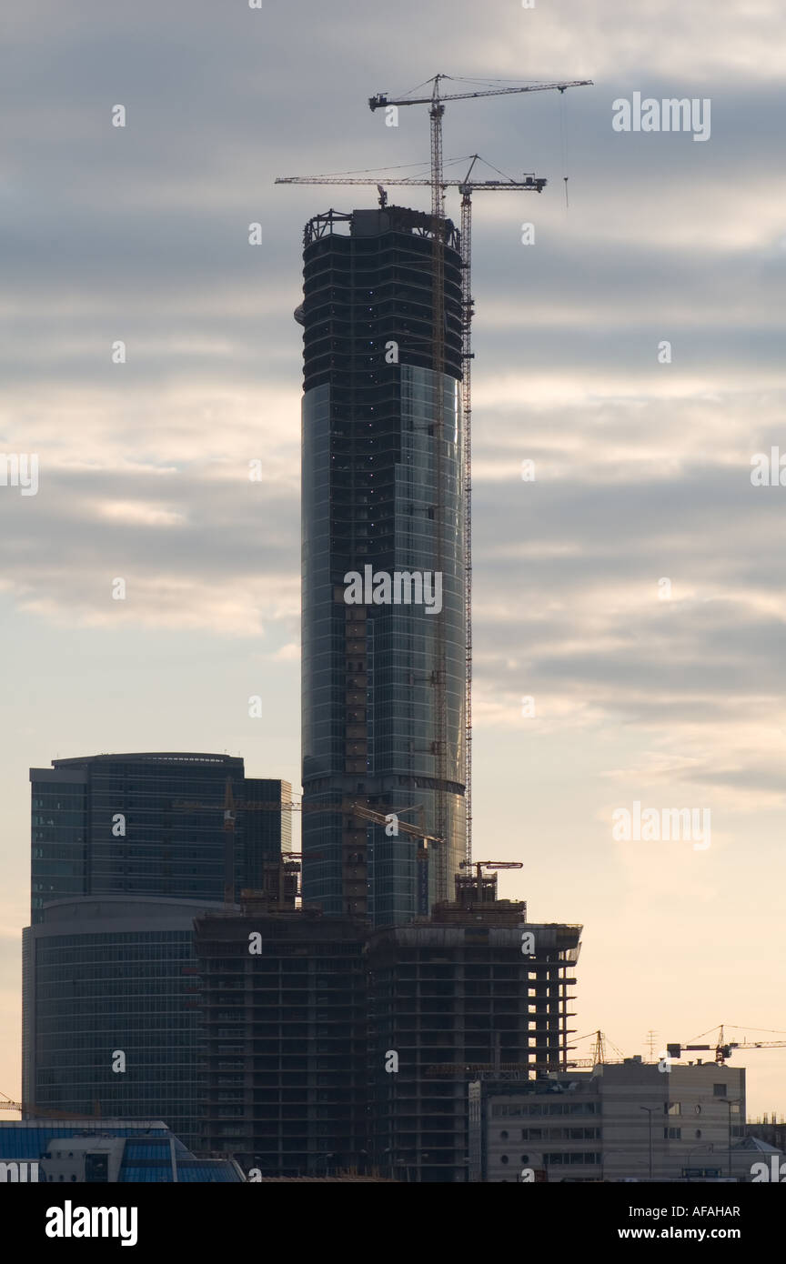 Russia Moscow city development area Stock Photo - Alamy