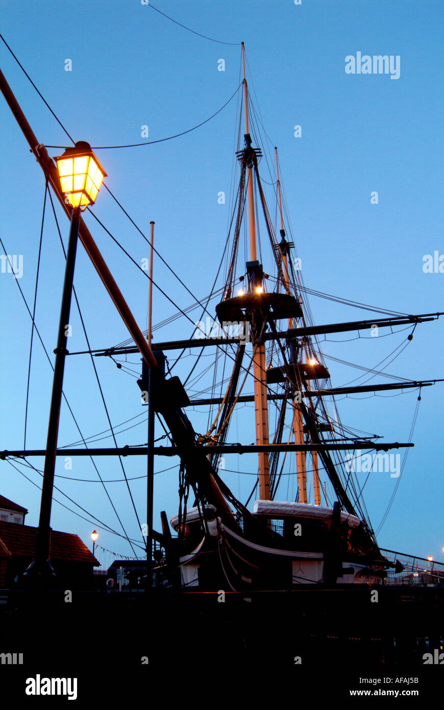HMS Trincomalee in Hartlepool North Yorkshire Stock Photo - Alamy