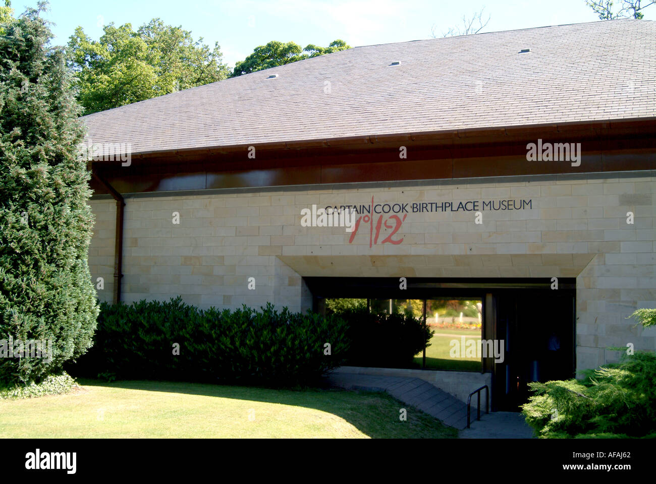 Captain Cook Birthplace Museum Marton North Yorkshire Stock Photo - Alamy