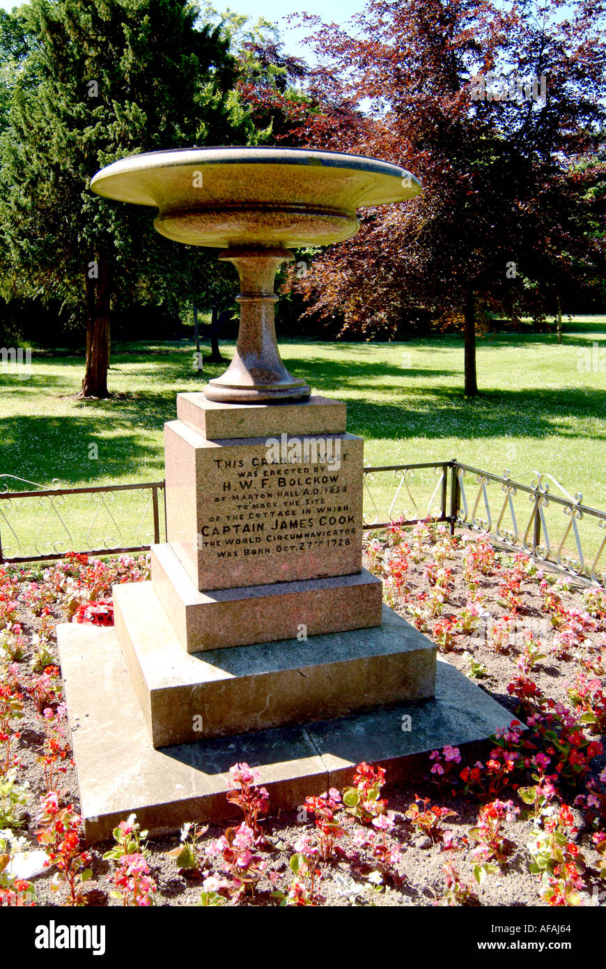Captain Cook Birthplace Museum Marton North Yorkshire Stock Photo - Alamy