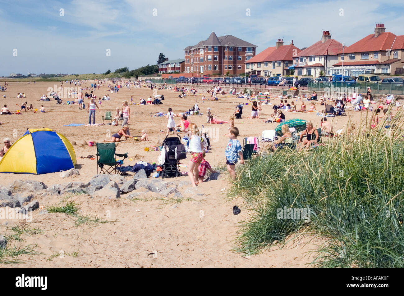 The beach at West Kirby on the Wirral Stock Photo - Alamy
