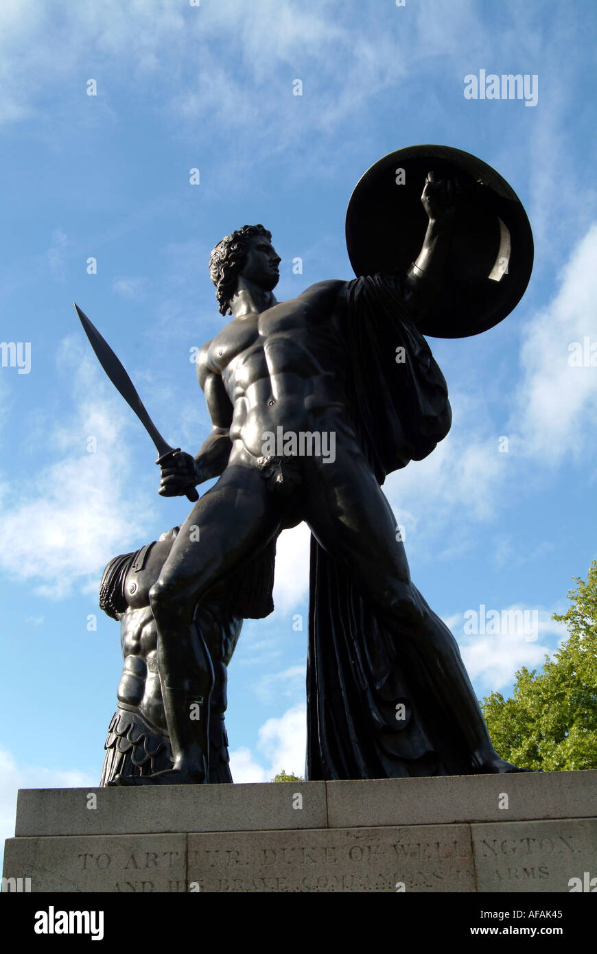 Achilles statue Hyde Park Corner London Stock Photo - Alamy