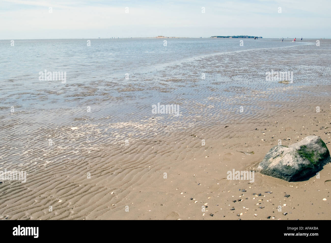 The beach at West Kirby on the Wirral Stock Photo - Alamy
