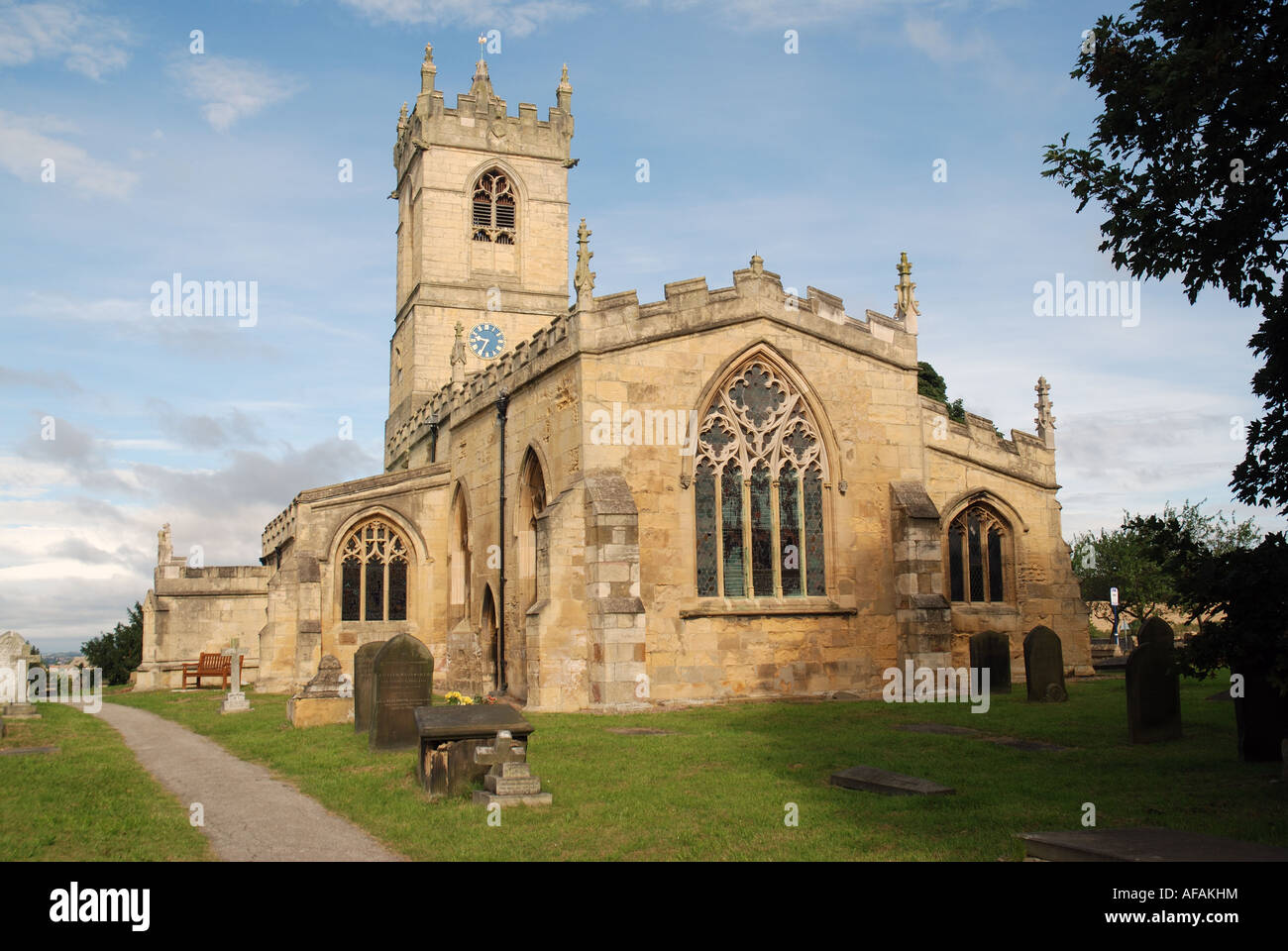 Traditional Church of England parish church at Barnbrough in South ...