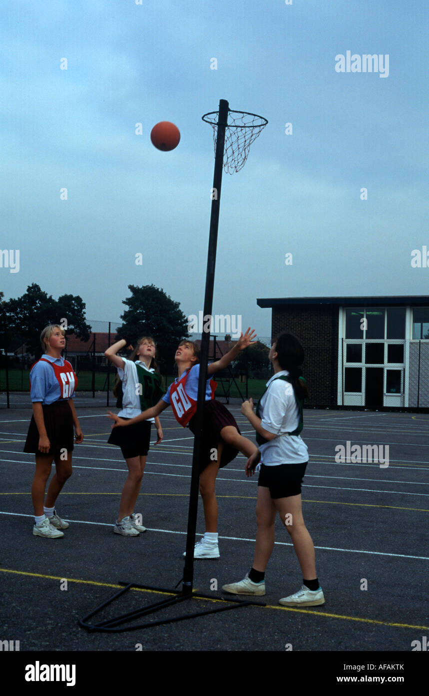 Girls Netball Teenagers High Resolution Stock Photography and Images ...