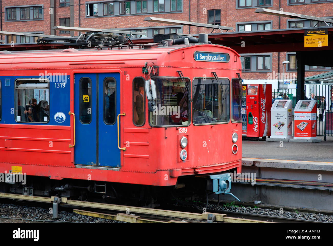 Oslo metro t-bane Stock Photo - Alamy