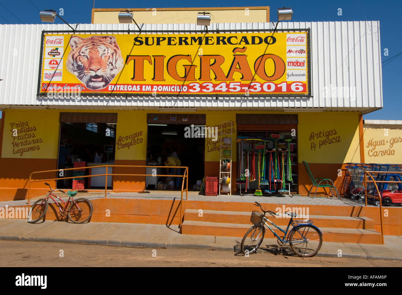 Shop Poconé Mato Grosso Brazil August 2007 Stock Photo - Alamy