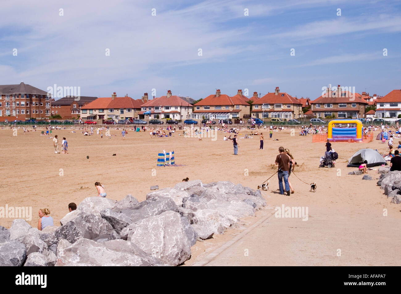 The beach at West Kirby on the Wirral Stock Photo - Alamy