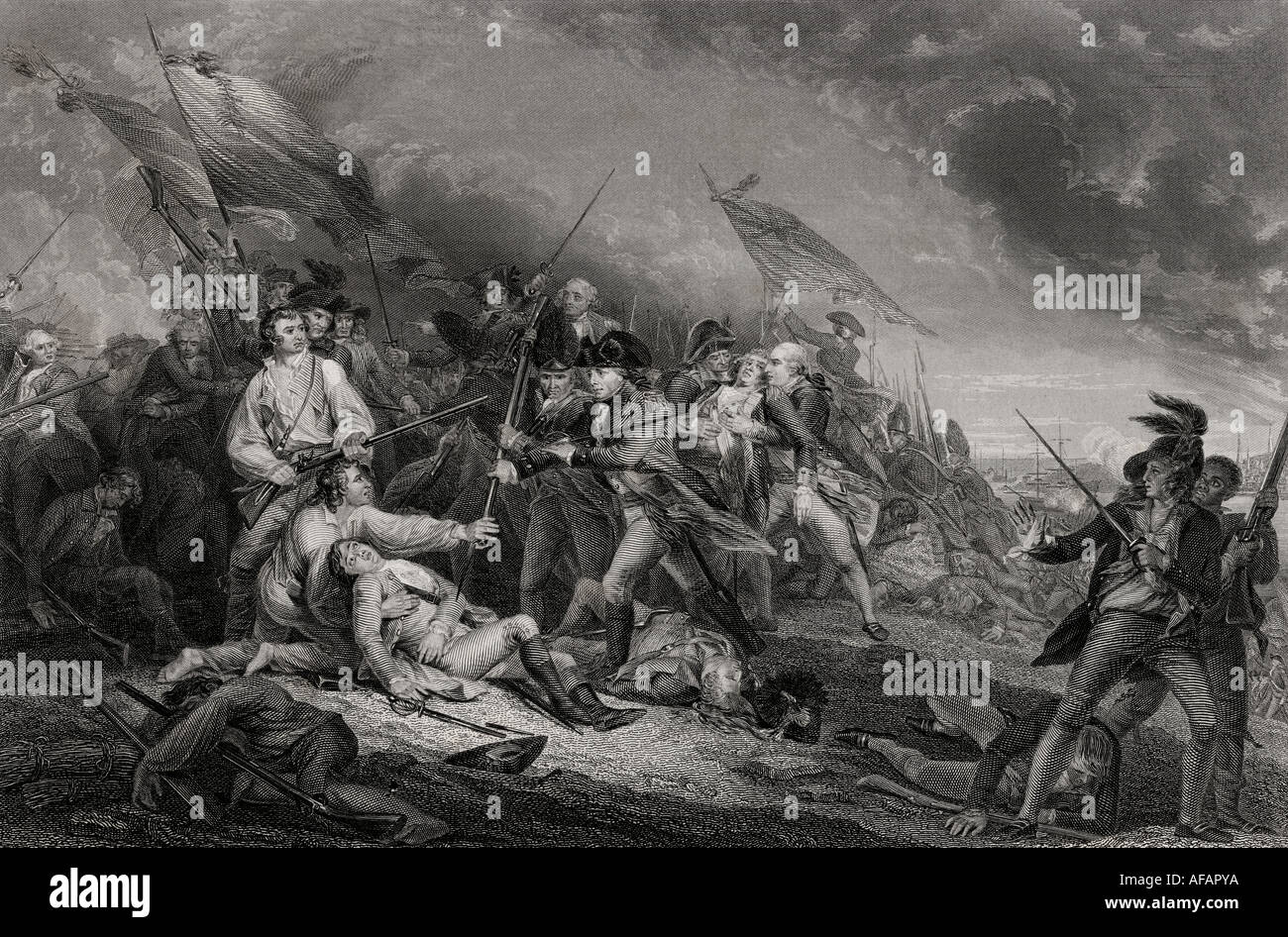 Battle Of Bunker Hill 1775 High Resolution Stock Photography and Images ...