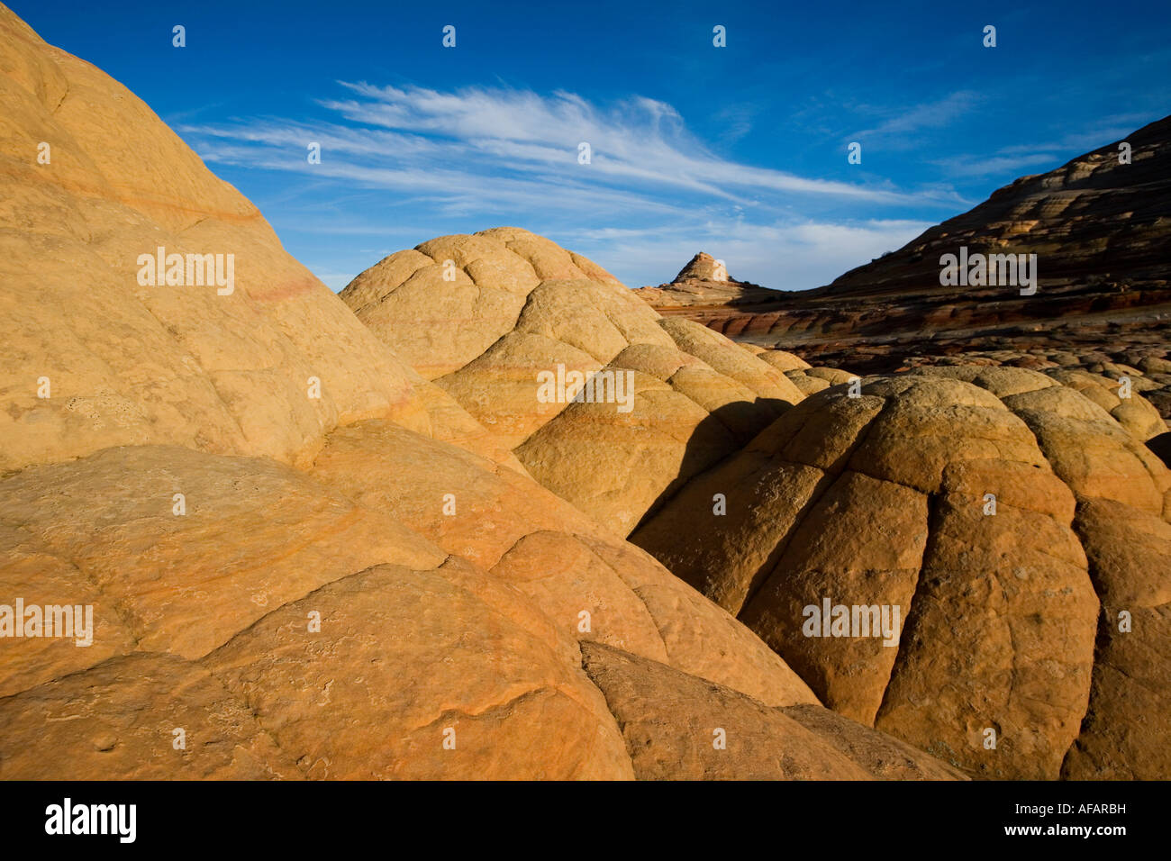 Arizona landscape with sandstone rock formations Stock Photo - Alamy