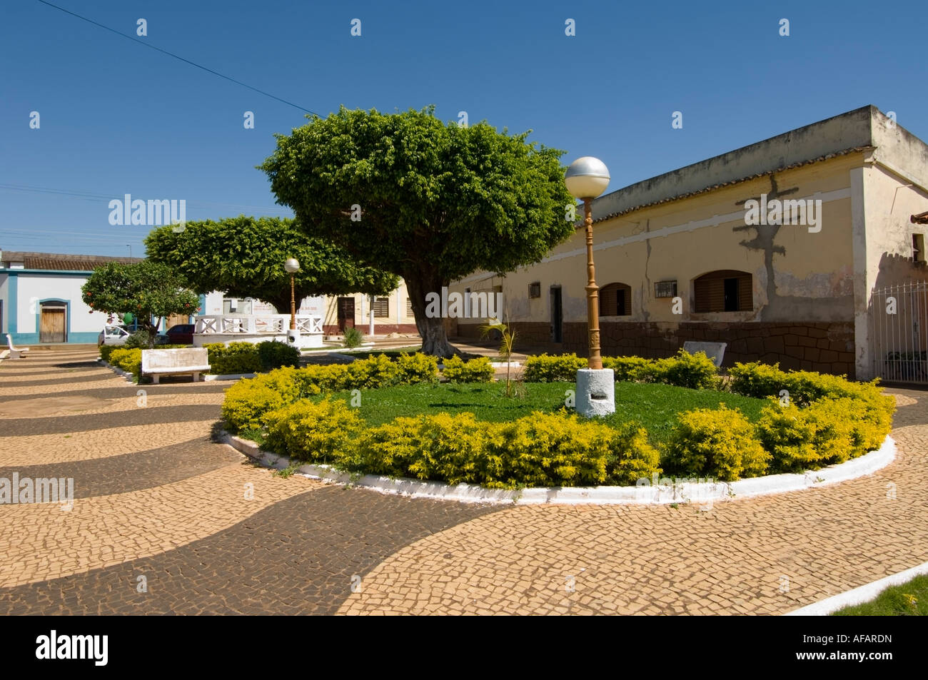 Plaza Poconé Mato Grosso Brazil August 2007 Stock Photo - Alamy