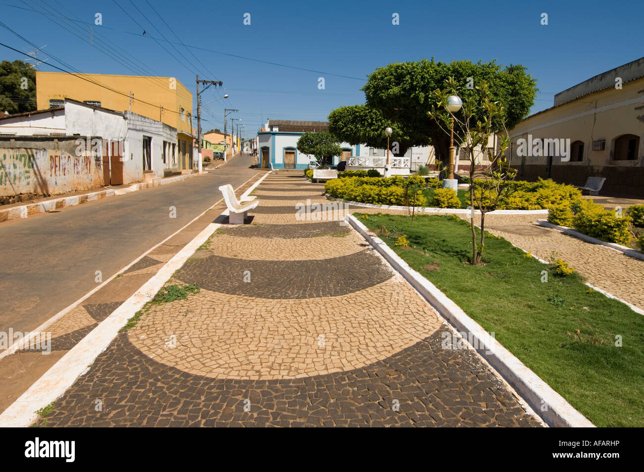 Street Poconé Mato Grosso Brazil August 2007 Stock Photo - Alamy