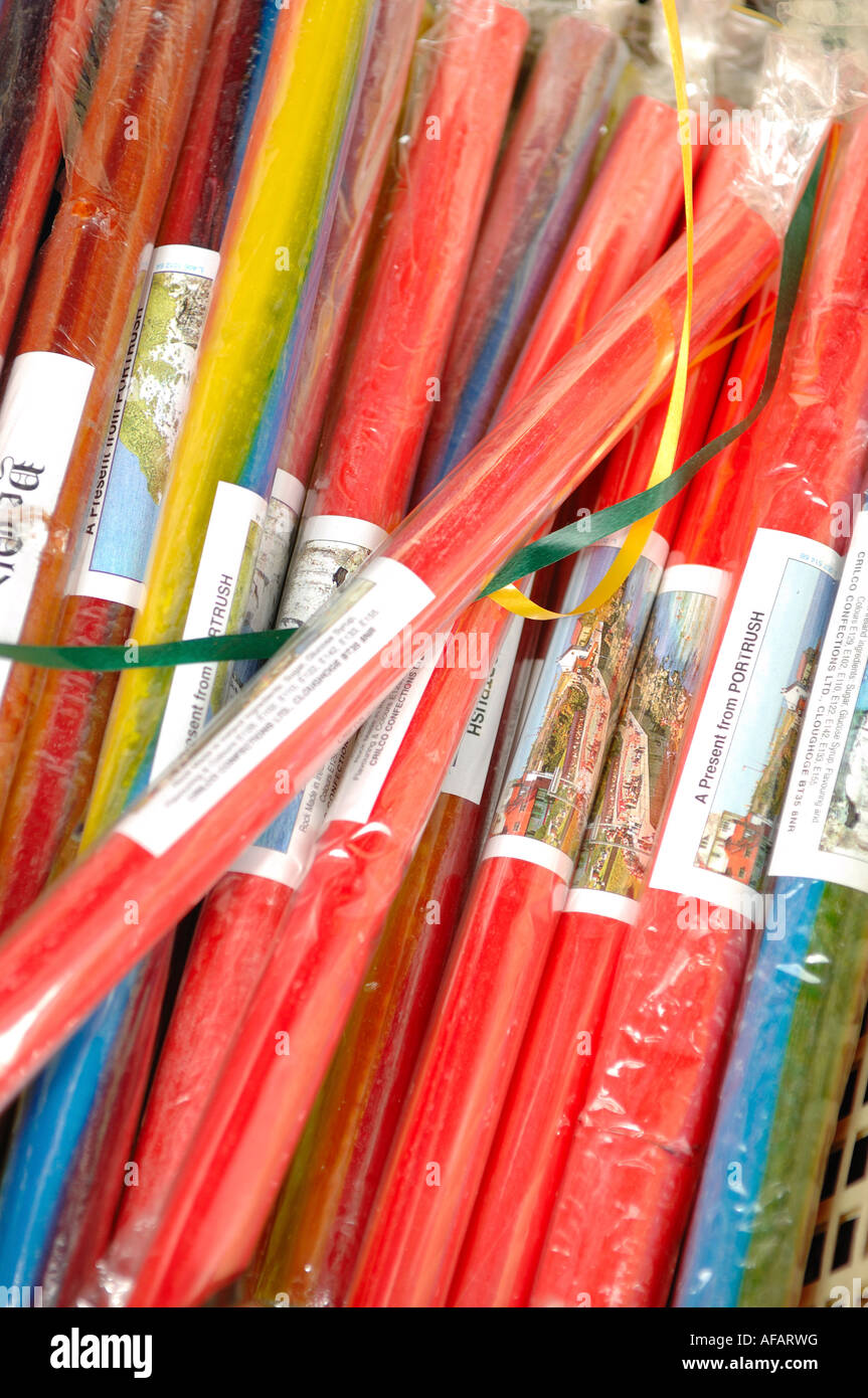 Stick rock sweet hi-res stock photography and images - Alamy