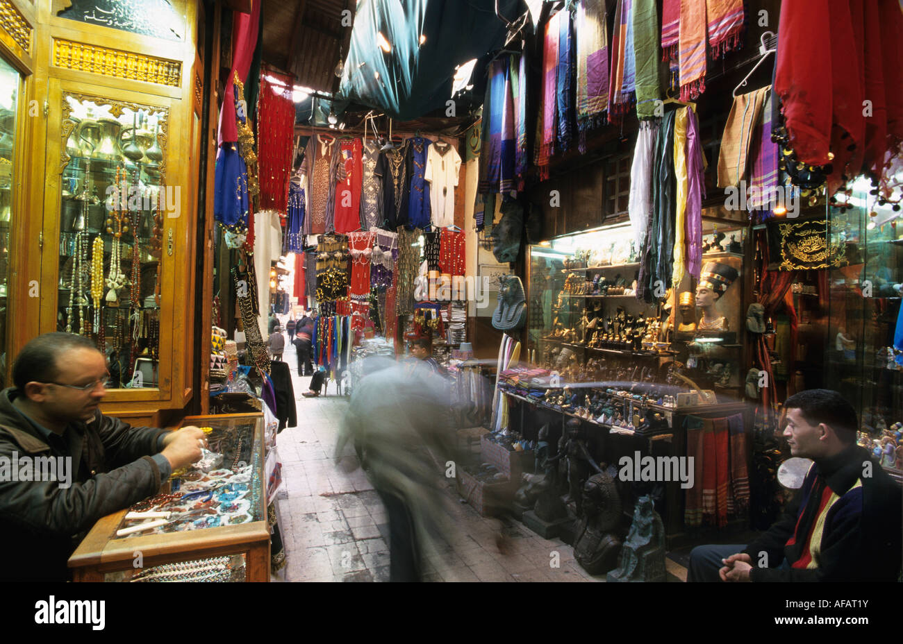 Egypt Cairo Bazaar of Khan al Khalili Stock Photo - Alamy