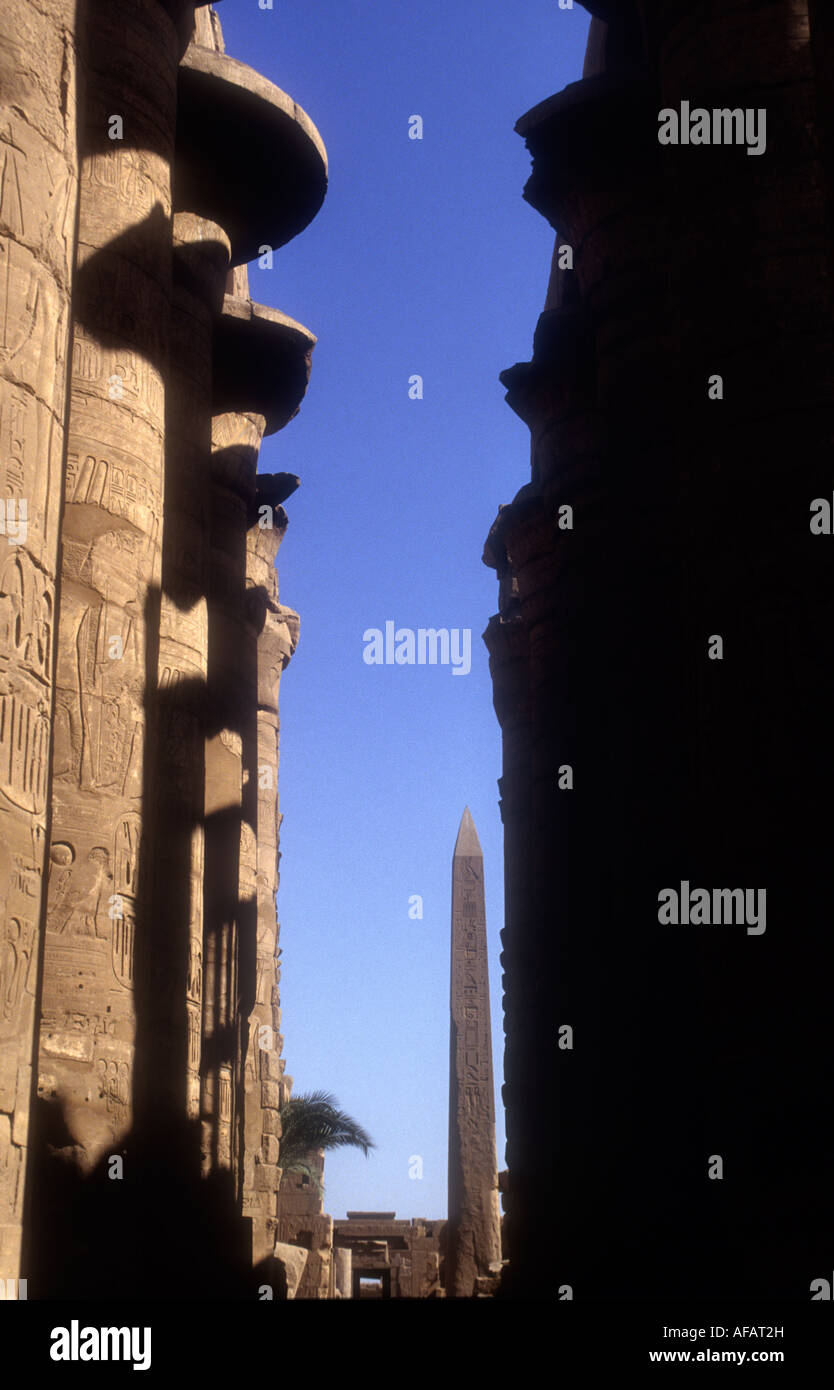 Inside Karnack Temple Stock Photo - Alamy