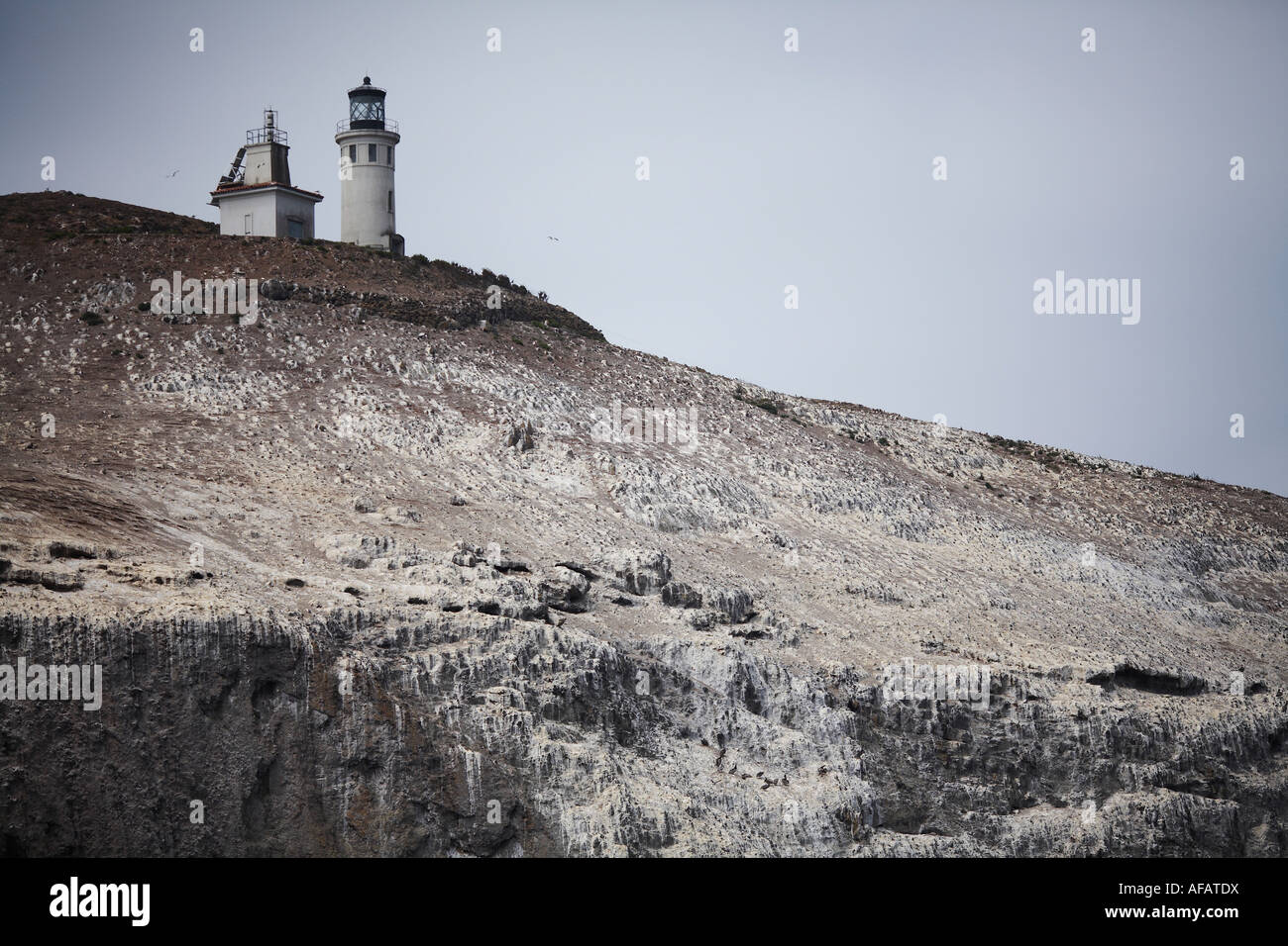 Anacapa Lighthouse in Anacapa Island Channel Islands National Park ...