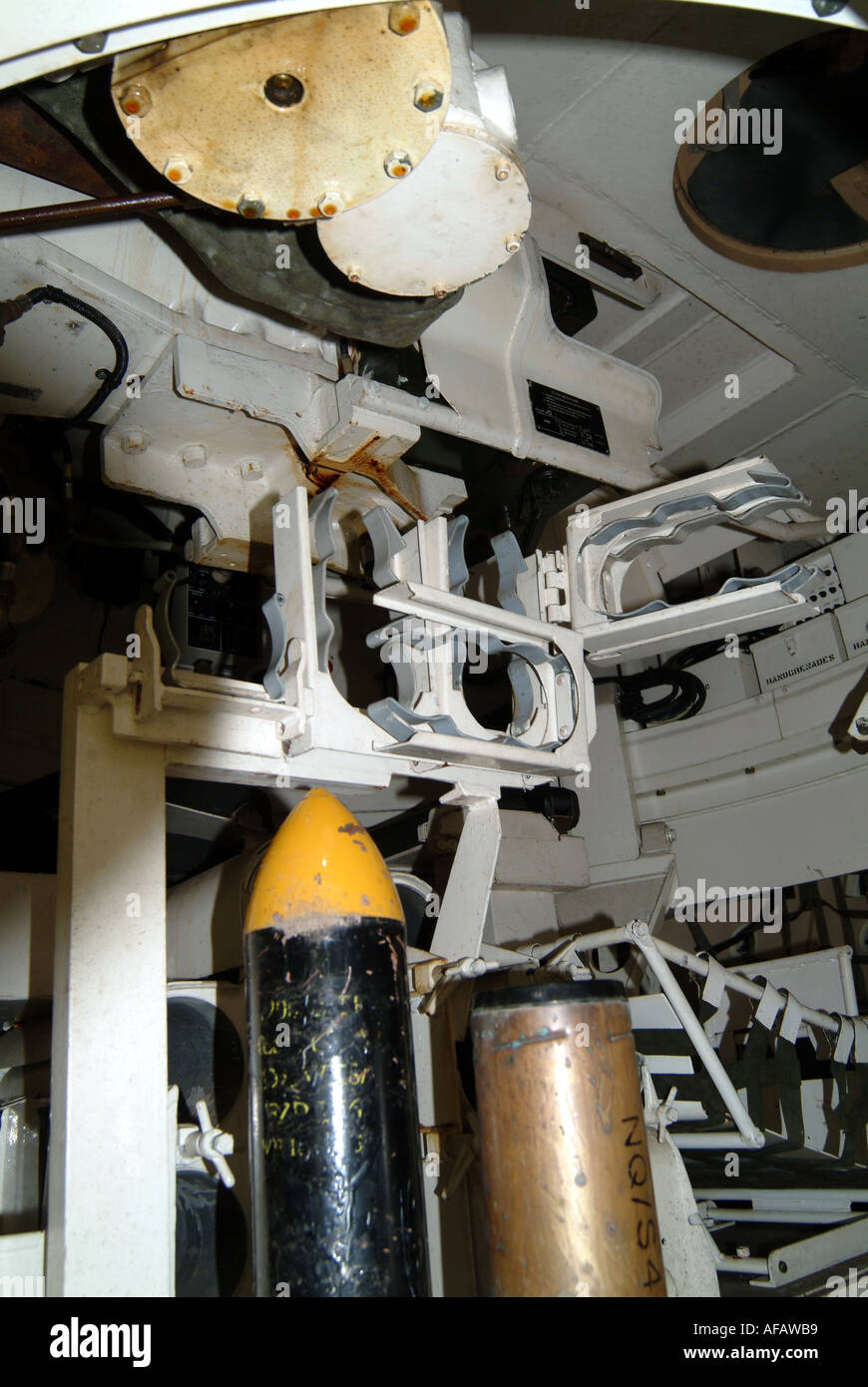 British tank interior at Big Boys and their Toys Yarm, North Yorkshire ...
