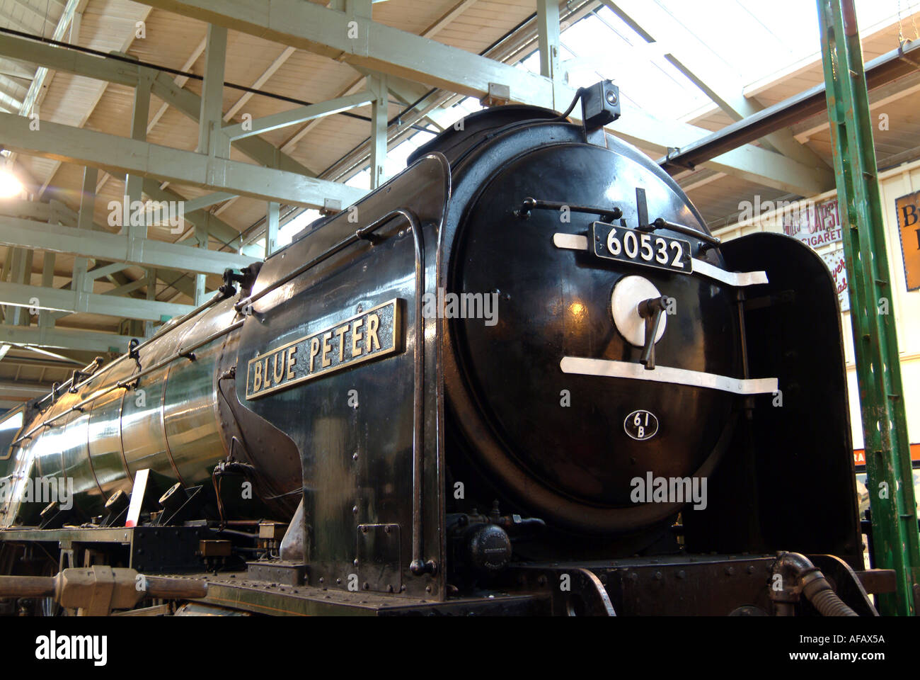 Blue Peter Darlington Railway Museum North Yorkshire Stock Photo - Alamy