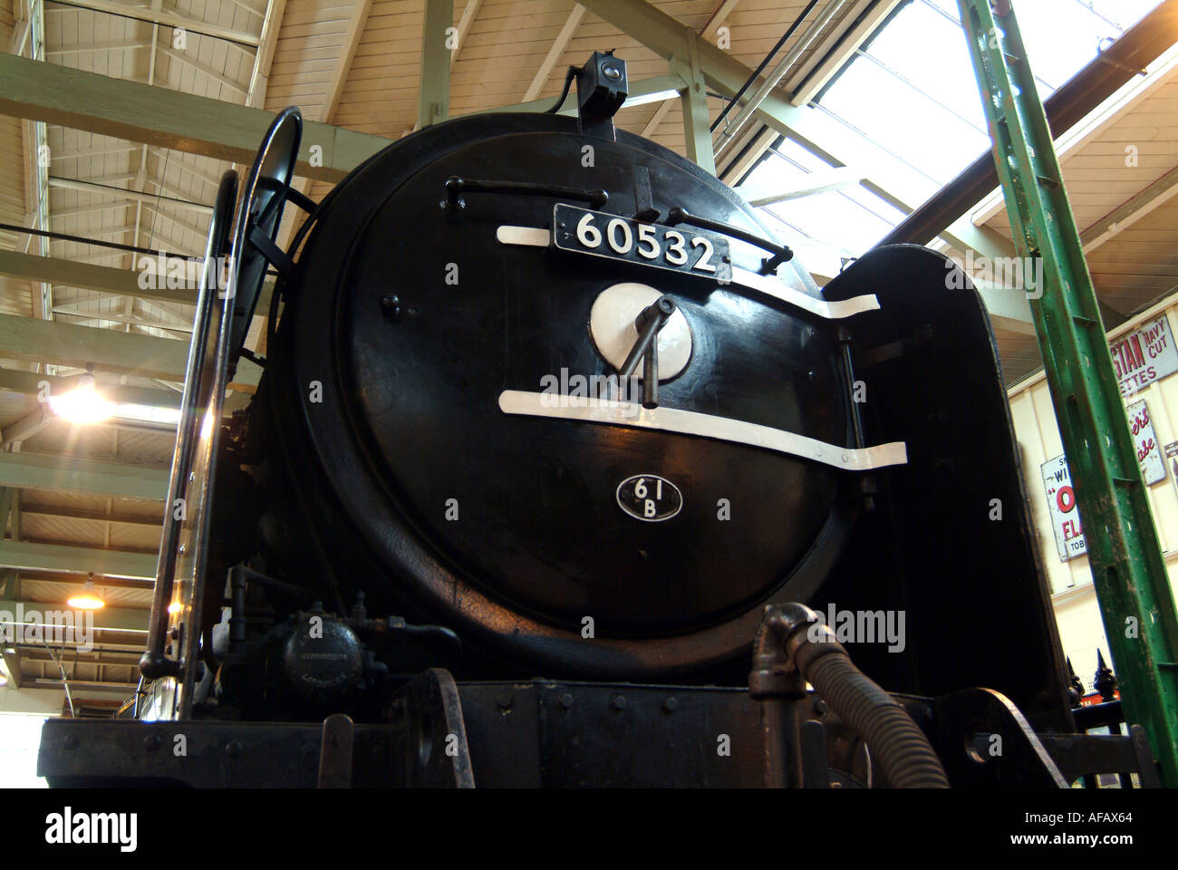 Blue Peter at Darlington Railway Museum North Yorkshire Stock Photo - Alamy
