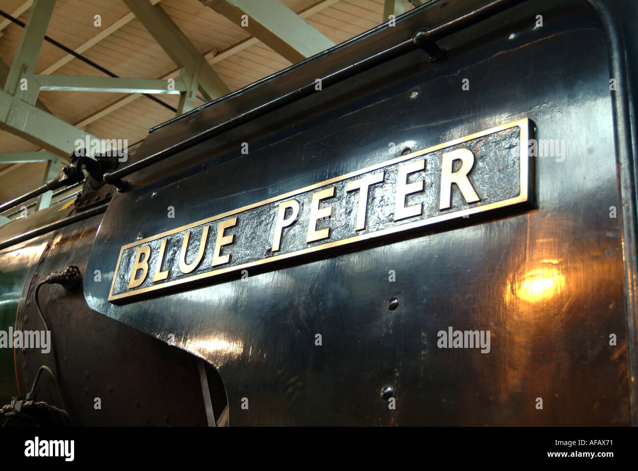 Blue peter steam engine hi-res stock photography and images - Alamy