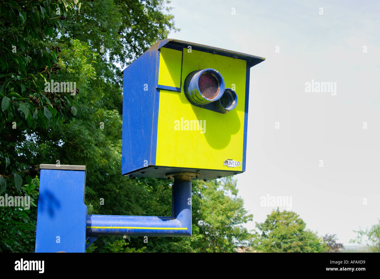 Truvelo speed camera in the village of Rockingham Northamptonshire ...