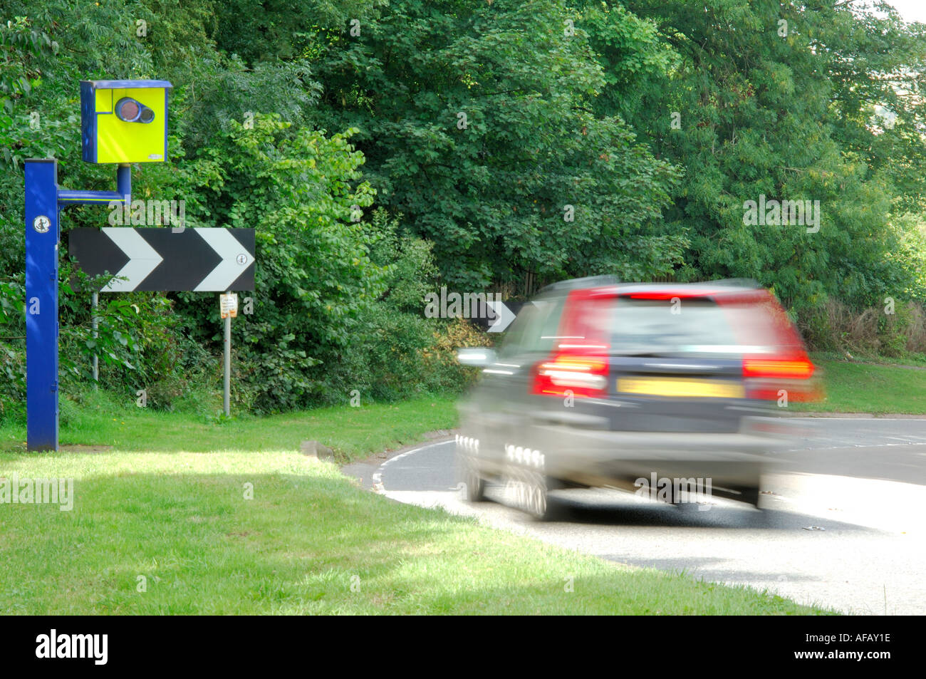 Truvelo speed camera in the village of Rockingham Northamptonshire ...