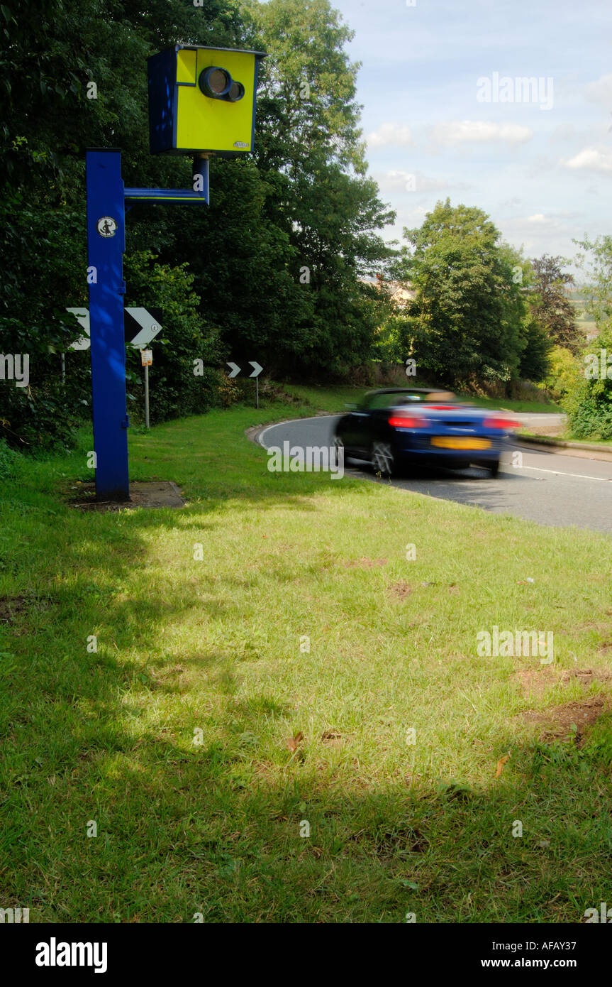 Truvelo speed camera in the village of Rockingham Northamptonshire ...