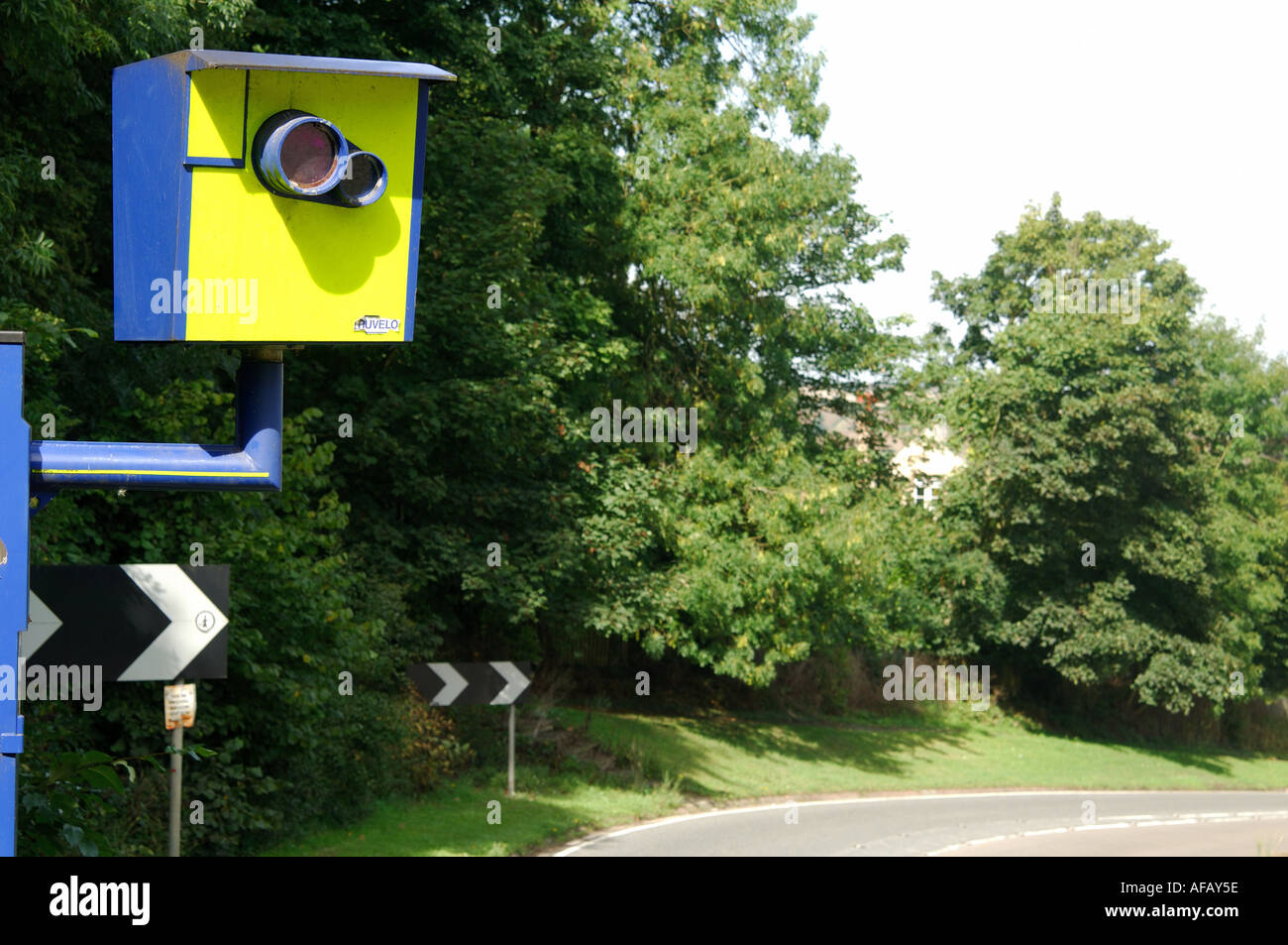 Truvelo speed camera in the village of Rockingham Northamptonshire ...