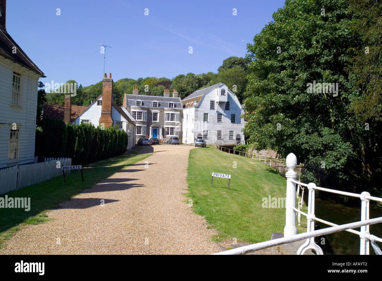The old mill Farningham before its redevelopment in 2014 Stock Photo ...